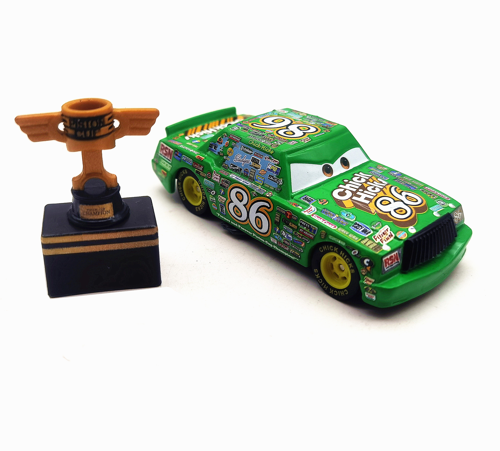 Disney Pixar Cars Lot NO.86 Dinoco Chick Hicks Model Car Toy New Loose ...