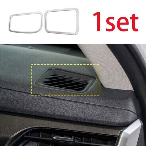 For Toyota Highlander 2020-2023 Silver Steel Dashboard L&R Air Outlet ...