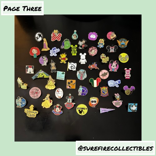 Disney pin Trading Lot 100 Pins, Free Shipping (You Pick 2 Pages Of ...