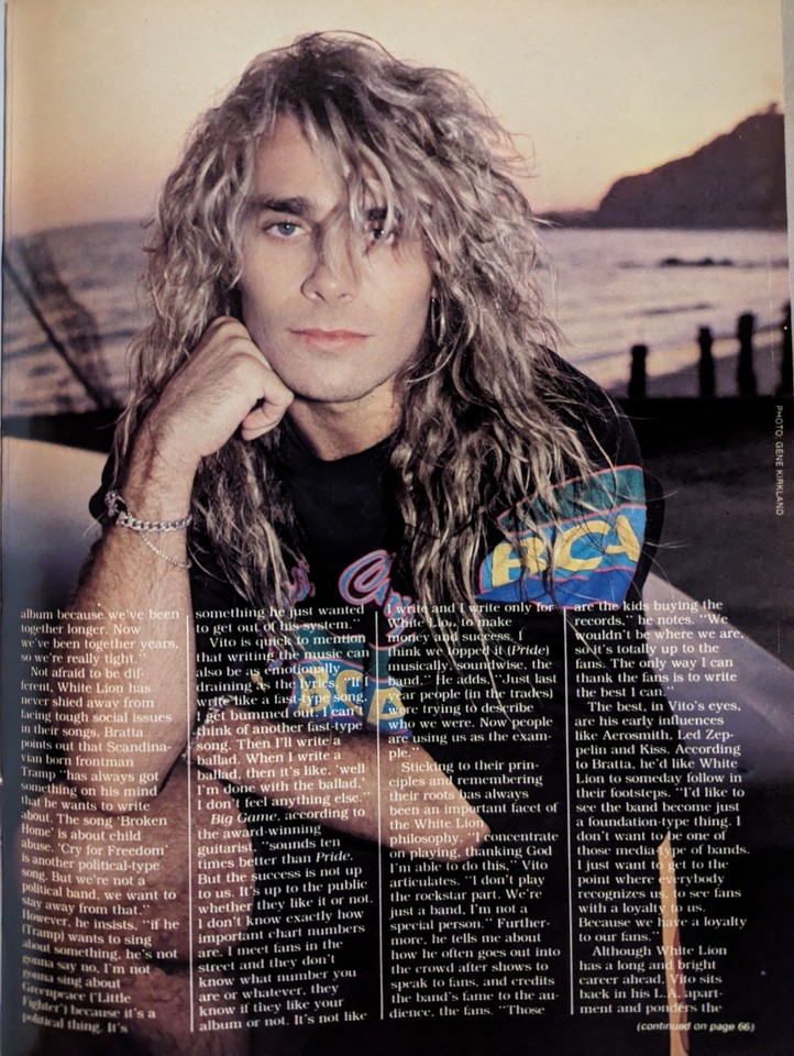 Faces Rocks Magazine September 1989 White Lion,Skid Row,Guns N Roses ...