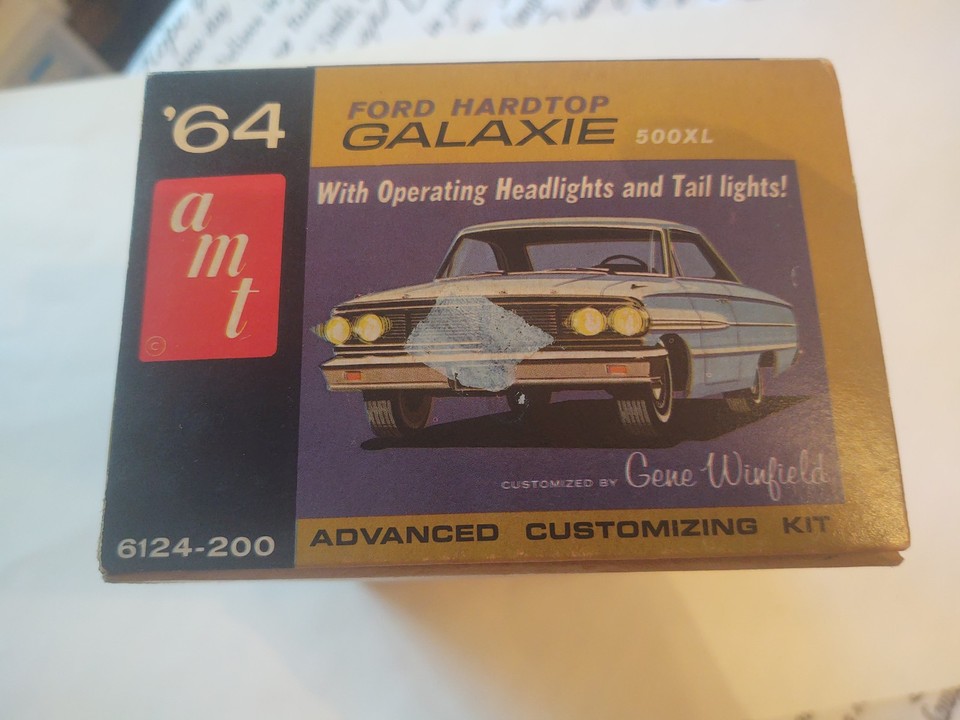 Model Car Kit AMT 1964 Ford Galaxy Hardtop Kit # 6124-200 | eBay