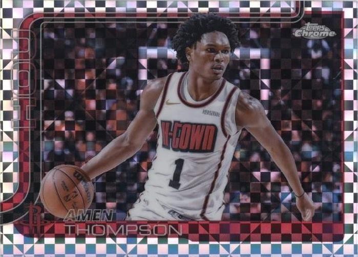 2025-26 Topps Chrome - Amen Thompson #17 X-Fractor for sale online | eBay