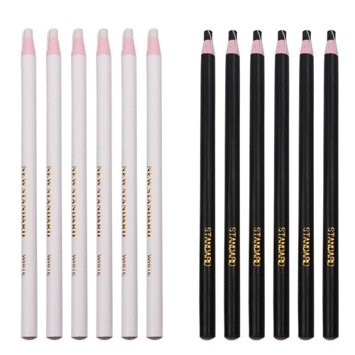 12Pcs Water-Soluble Pull String Crayons Pencil For Sewing Craft Fabric ...