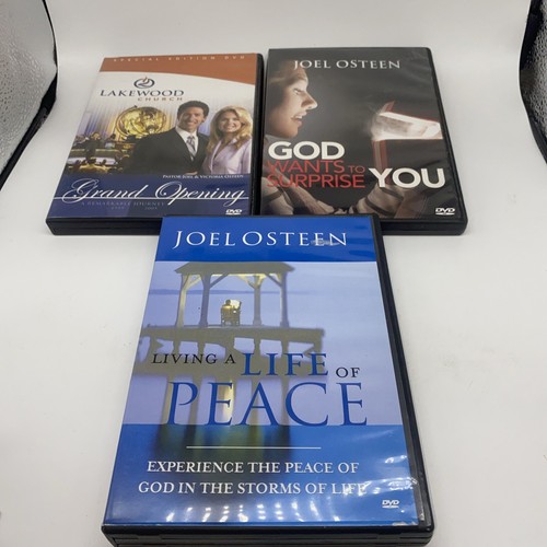 Joel Osteen Ministries - Lot Of 3 DVD Message Sets - See List In ...
