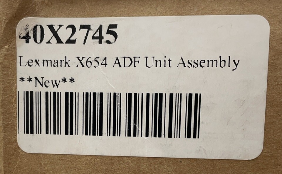 Lexmark OEM 40X2745 X654 ADF Unit Assembly | eBay