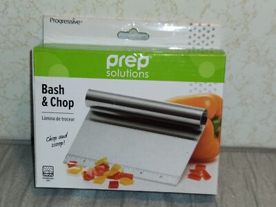 PREP SOLUTIONS Bash Chop Scoop Scrape Stainless Steel Kitchen Tool | eBay