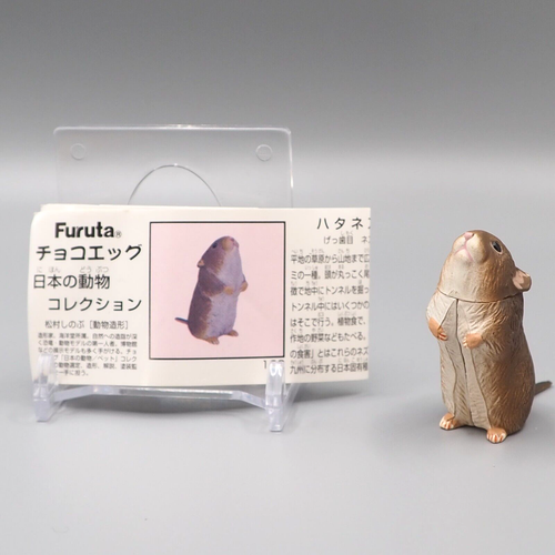 Japanese Grass Vole Animal Toy Mini Figure Choco Egg Furuta Kaiyodo ...