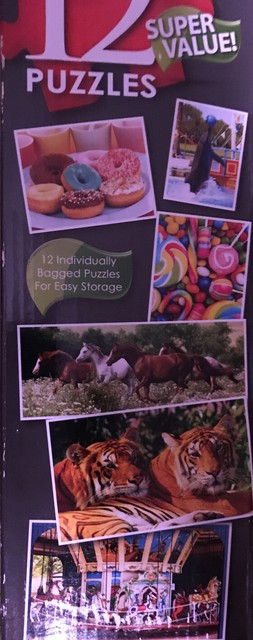 Cardinal Puzzles Set Multi 12-pack Wildlife Forest Animals 4 X500 4 ...