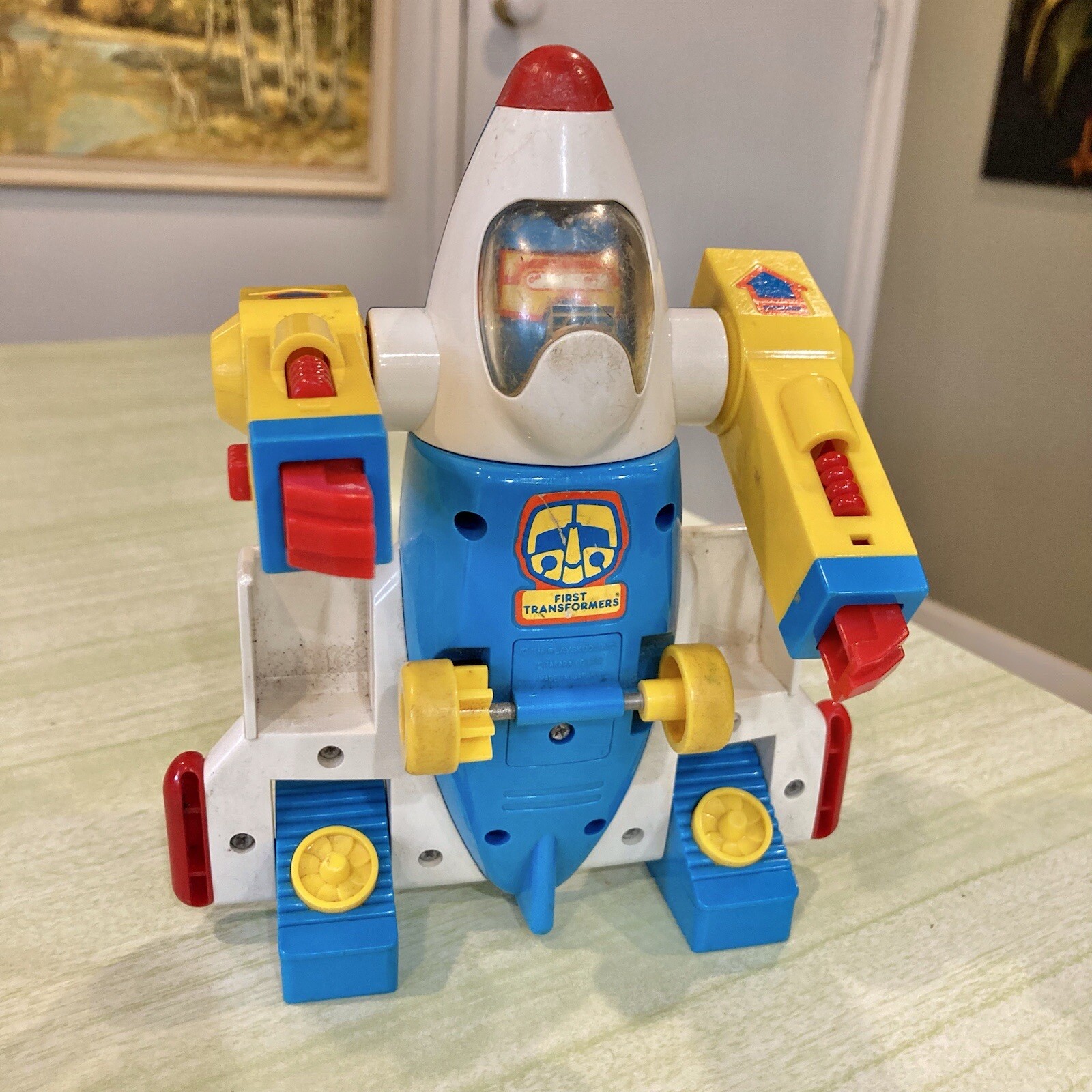 Vintage Playskool My First Transformer 1986 Retro Collectible Toy ...