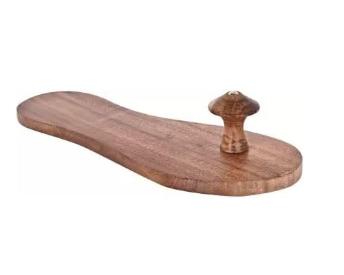 Khadau Wooden Sandal Charan Paduka Chappal AuspiciousOccasions Hinduism ...