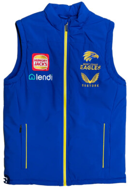 West Coast Eagles Puffer Vest | Size M Medium | Brand new With Tags ...