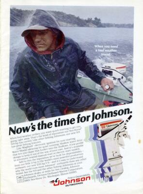 1978 Johnson Outboard Motor PRINT AD 9.9hp Outboard | eBay