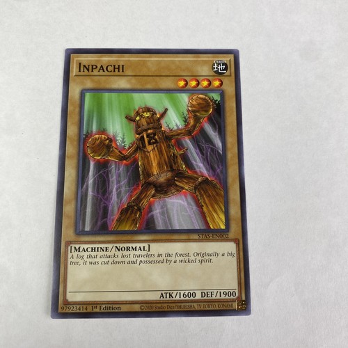 Yugioh Inpachi Stas-en002 2 Player Starter Set 1st Edition Common | eBay