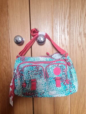 BNWT Kipling Bora If shoulder bag in Scooba Print | eBay UK