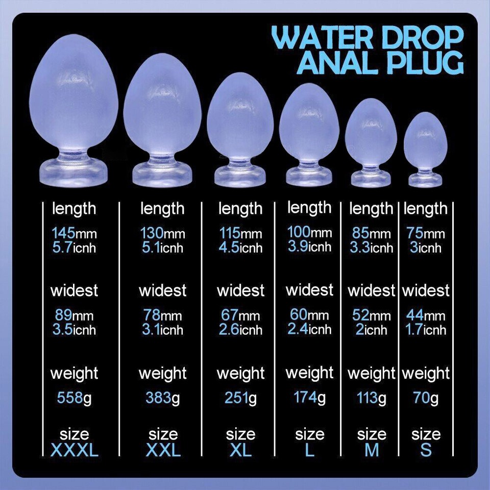 Huge Extra Large Silicone Anal Butt Plug Big Dildo G-spot Sex Toys for ...