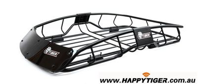 TIBER Roof Basket 95100,Cargo,Camping,Trip,Larger than Rhino Rack Xtray ...