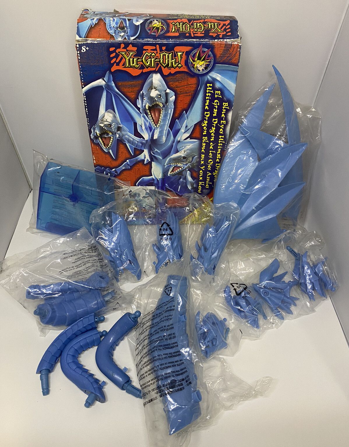 Yu-Gi-Oh! Blue Eyes Ultimate Dragon Rare Deluxe Model Kit complete in ...