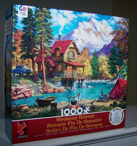 CEACO - WEEKEND RETREAT- 1000 PC PUZZLE - IT IS COMPLETE! (SEE SHIP SAV ...