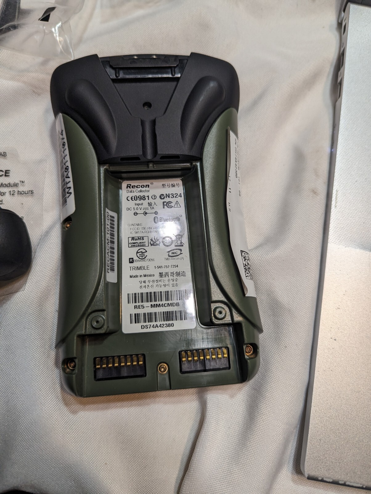 Trimble Recon Handheld Rugged PDA Data Collector PC GPS - New Battery ...