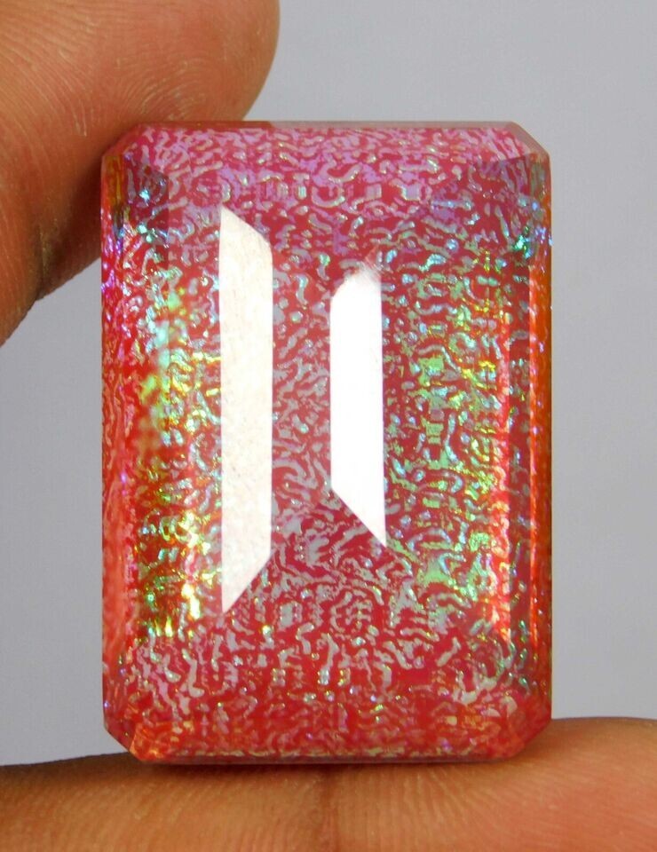 81.35 Ct. Natural Monarch Fire Opal Doublet Emerald Cut AAA+++ Loose ...