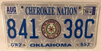 NATIVE AMERICAN INDIAN TRIBE license plate Tribal Lenape Shawnee ...