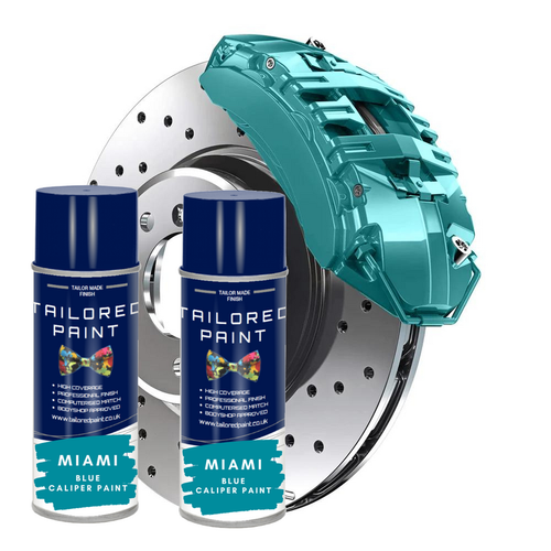 X2 Porsche Miami Blue M-Sport BREMBO Heat Resistant Aerosol Spray ...