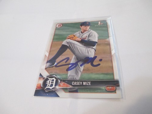 2019 Topps Casey Mize Detroit Tigers RC Autograph Baseball Card | eBay