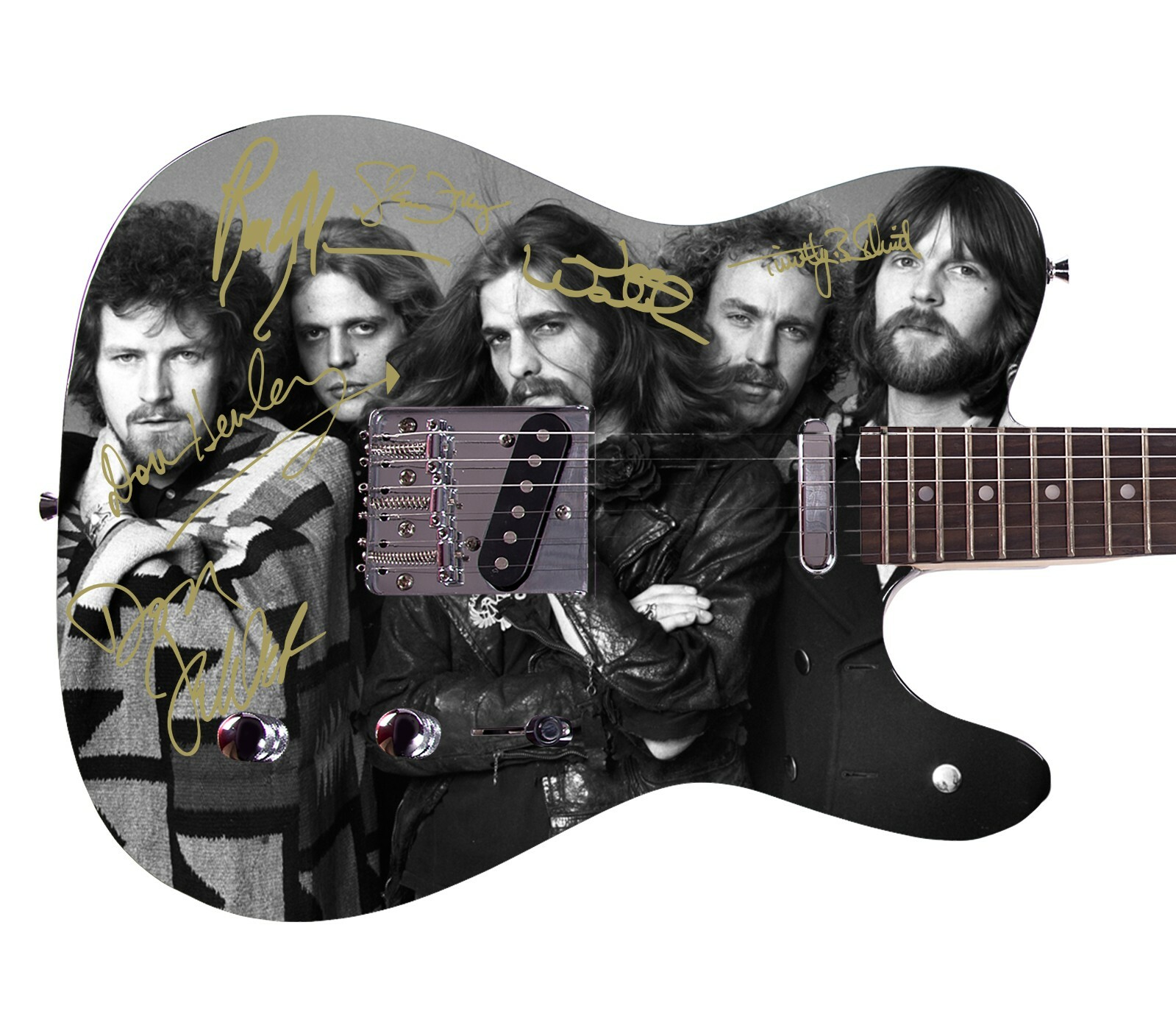 The Eagles Autographed Album Signed Photo Guitar Joe Walsh Band | eBay