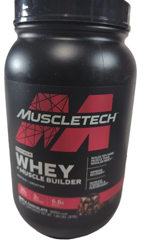 Muscletech Platinum Whey Plus Muscle Builder Protein Powder, 30g ...