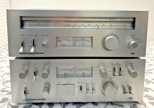 Modular Component Systems MCS 3865 3710 Stereo Amplifier & Tuner ...