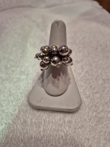 14K WHITE GOLD FUN MOVABLE RING | eBay