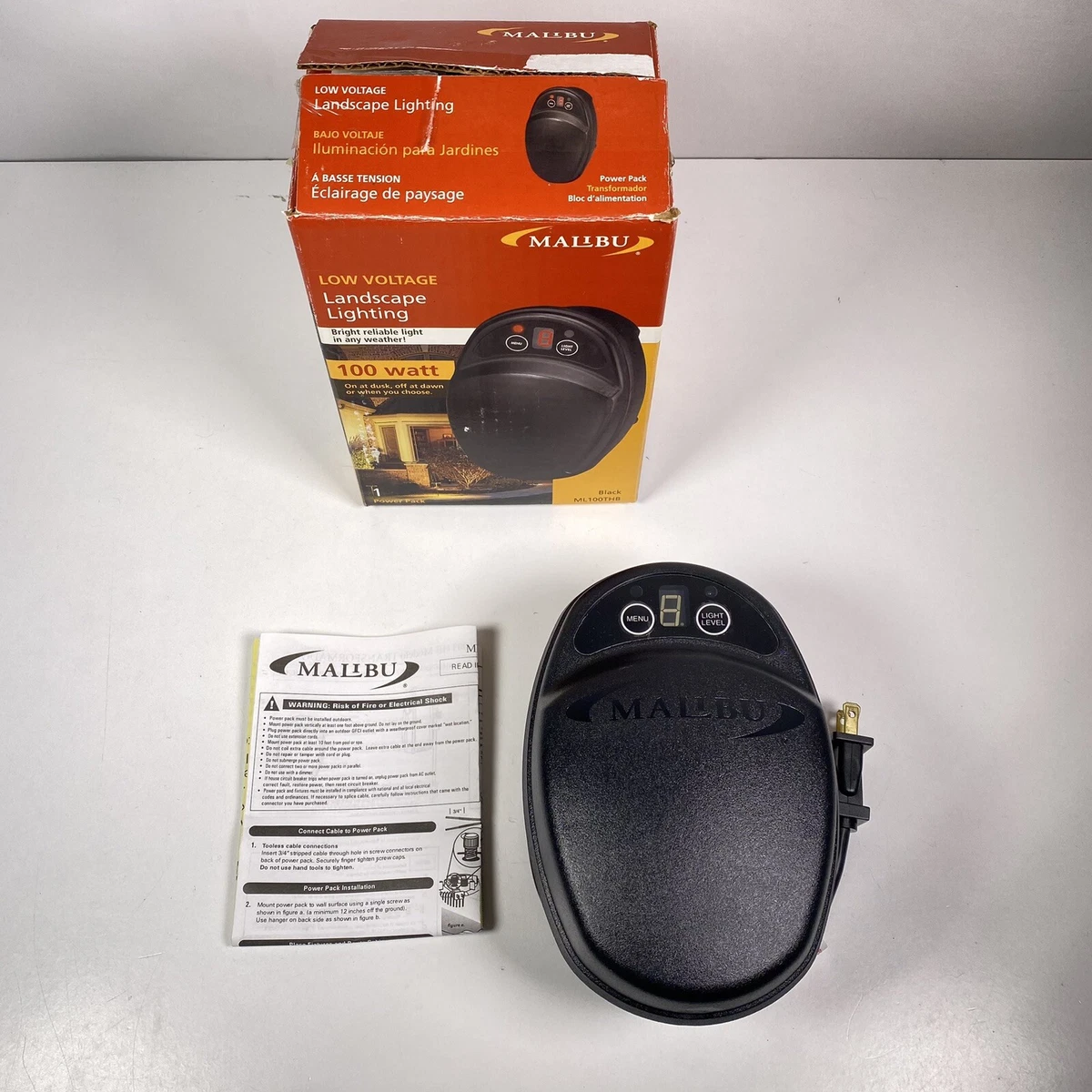 Intermatic Ml100thb 100 Watt Malibu Intermatic ML44T 44 Watt Low ...