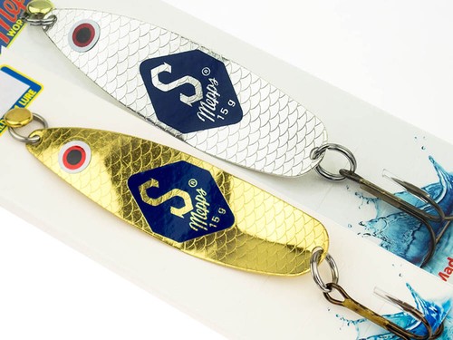 Mepps Syclops S-light #3 15g Pike Zander Perch Trout Salmon Chub Spoon ...