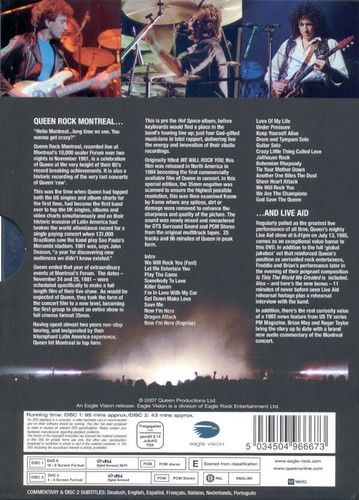 Queen Rock Montreal & Live Aid 2 DVD (Eagle Vision) New And Sealed | eBay