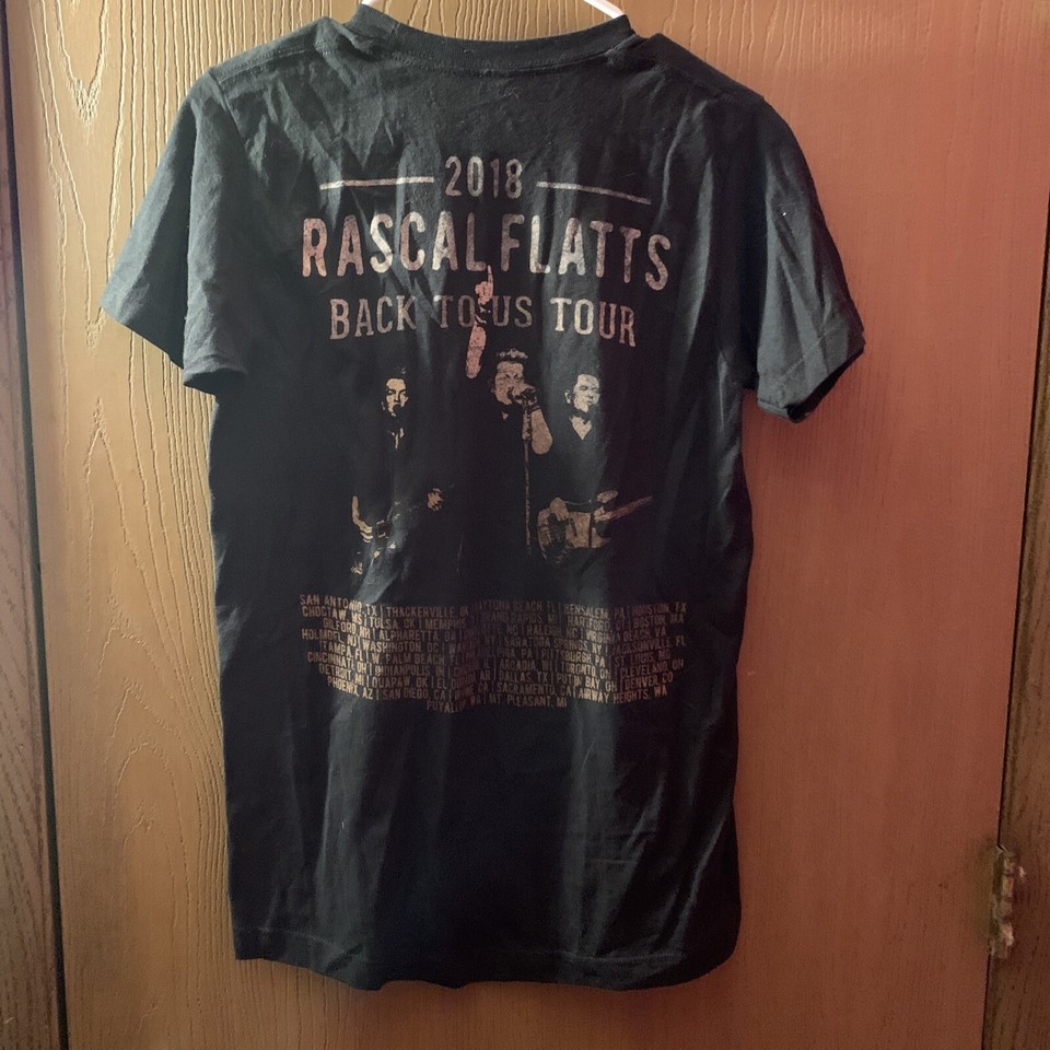 Rascal Flatts 2018 Tour Back To US Small Graphic Both Sides Official ...