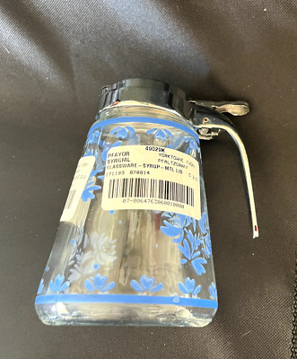New with stickers Pfaltzgraff Yorktowne Glassware Syrup Dispenser (B006 ...