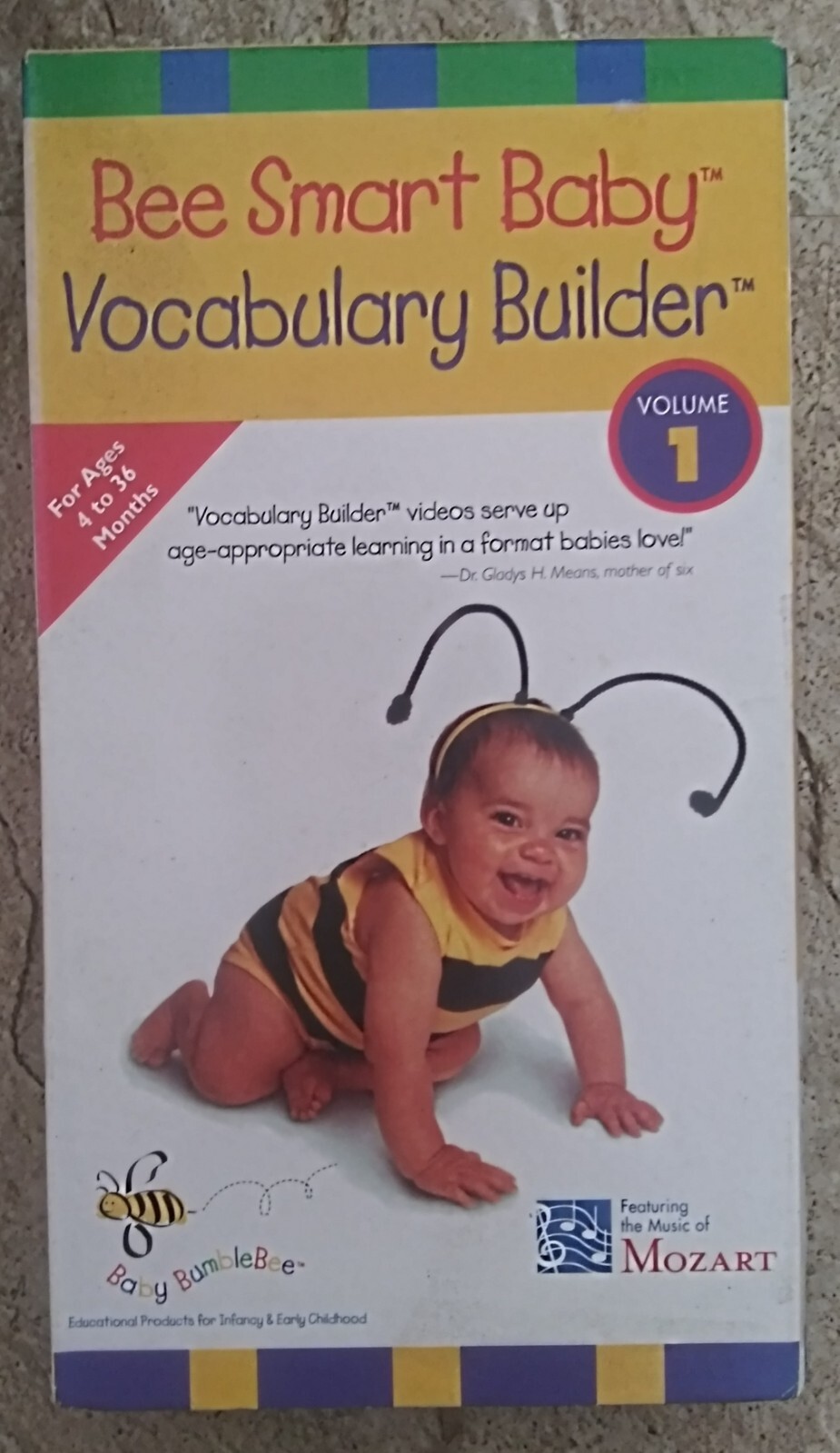 Bee Smart Baby: Vocabulary Builder - Vol. 1 (VHS, 2004) for sale online ...
