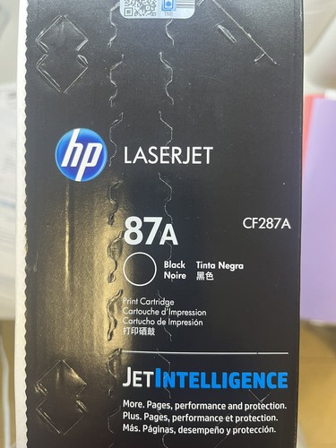 HP CF287A 87A Black Toner Print Cartridge, SEALED BOX - NEW ...
