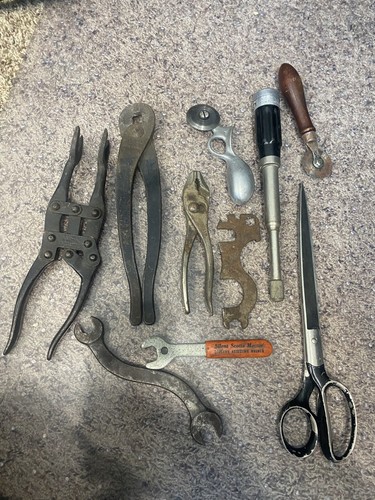 Antique Vintage Hand Tool Lot - Various Tool Lot Mix 10 Items | eBay