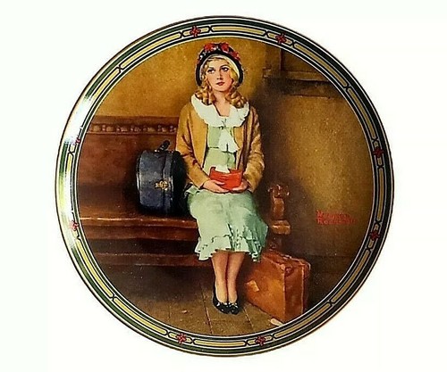 Norman Rockwell A Young Girls Dream Collectors Plate First Issue EM ...