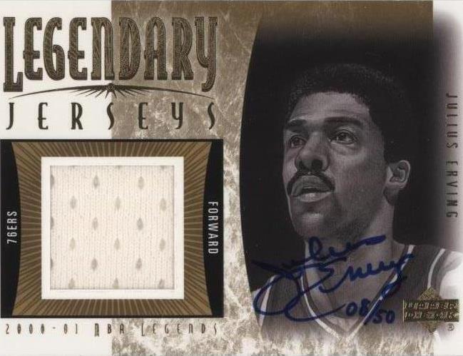 2000-01 Upper Deck NBA Legends - Legendary Jerseys Julius Erving #DR-AJ ...