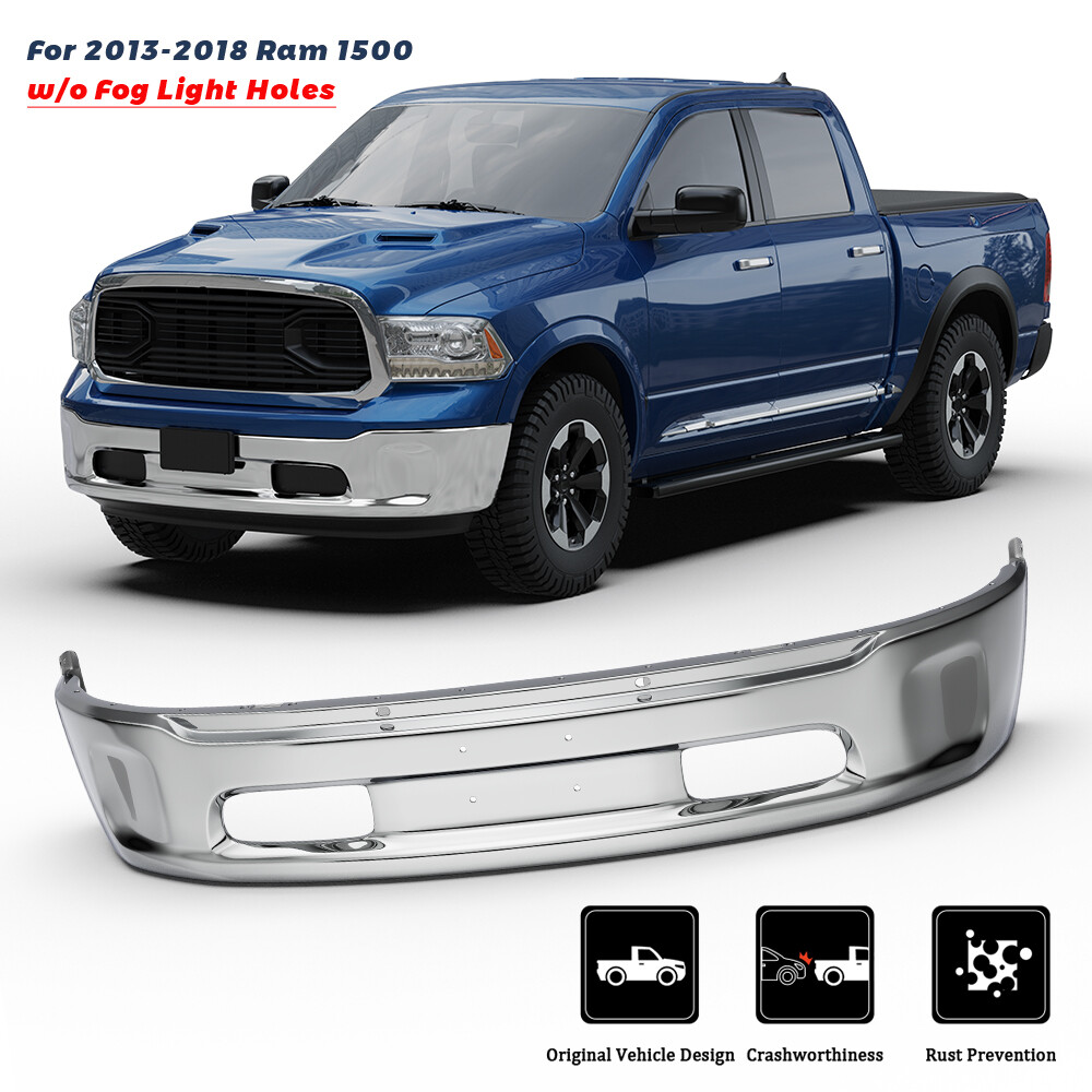 Chrome Front Lower Bumper For 13-18 Ram 1500 19-21 Ram 1500 Classic ...