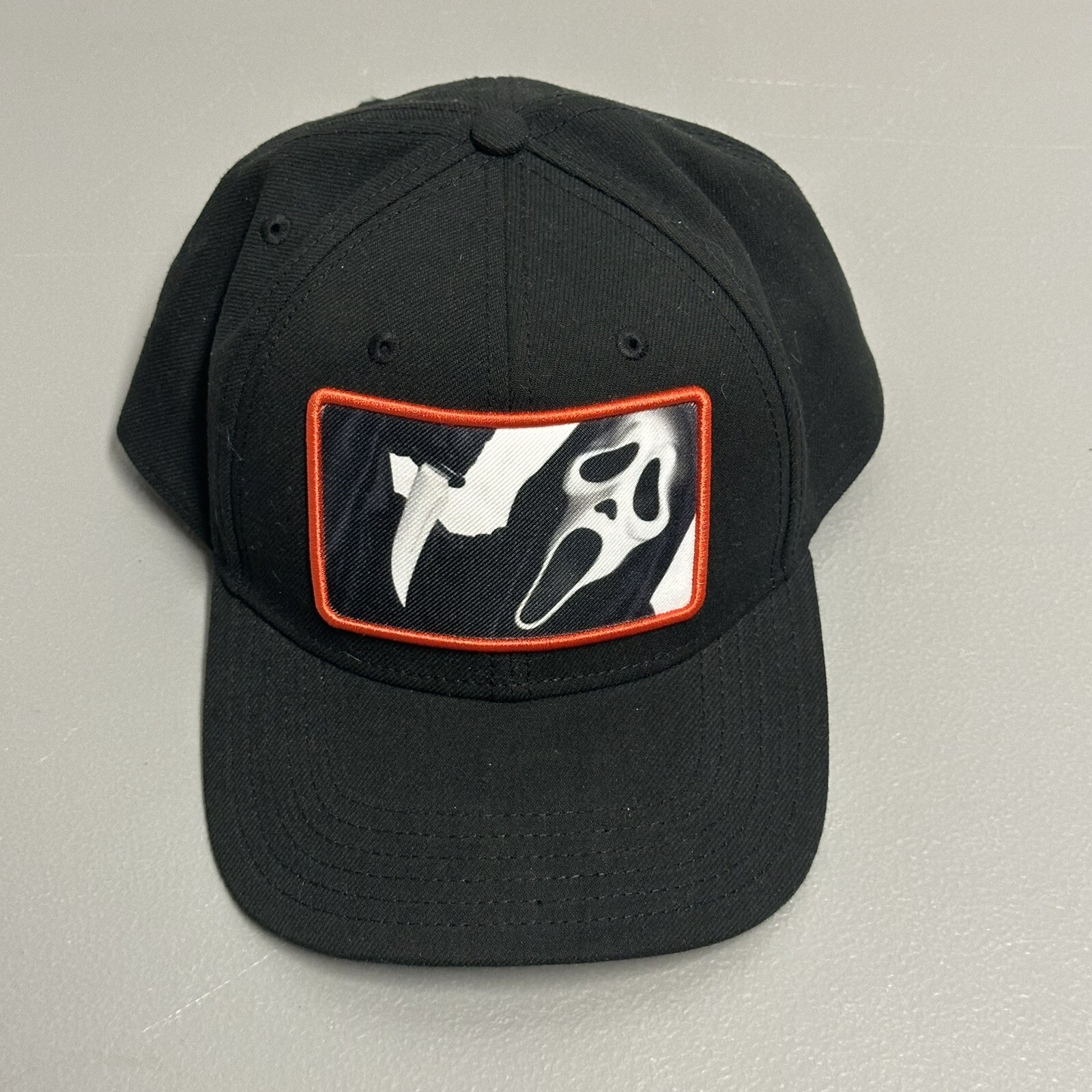 Bioworld Scream Movie Ghost Face Patch Precurve Snapb… - Gem