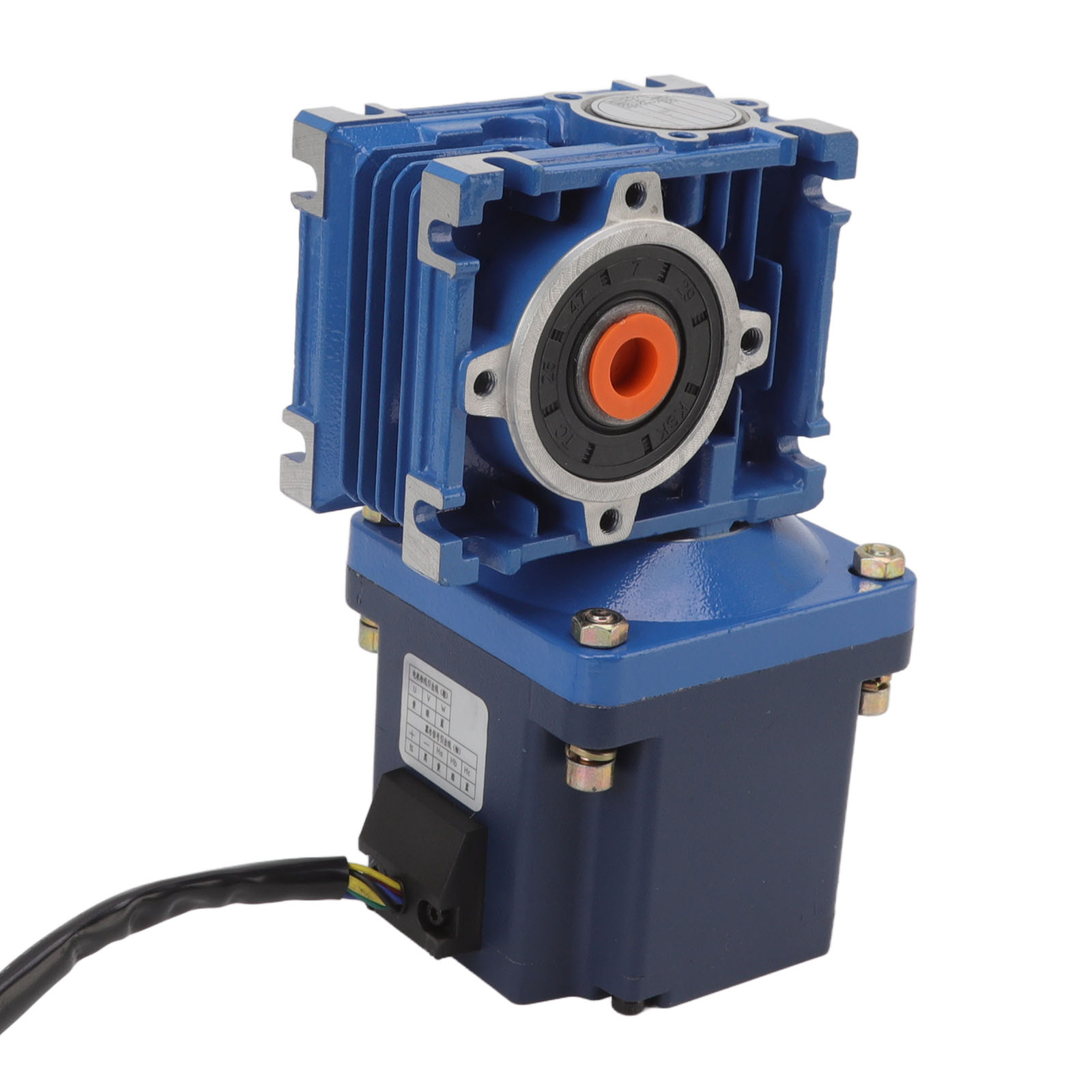 DC Brushless Worm Gear Motor Hollow Shaftless Reduction Motor 120W 24V ...