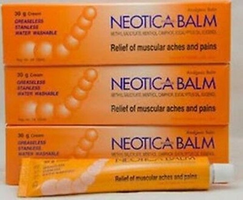 3x100g NEOTICA BALM Analgesic Cream Relief Muscular Aches Pains Massage ...