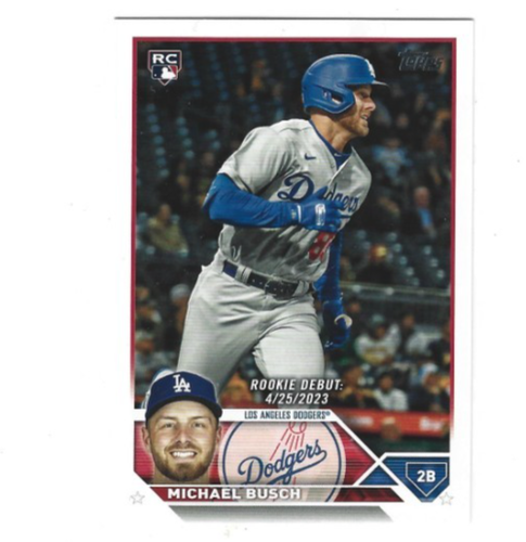 2023 MICHAEL BUSCH topps update rookie card | eBay