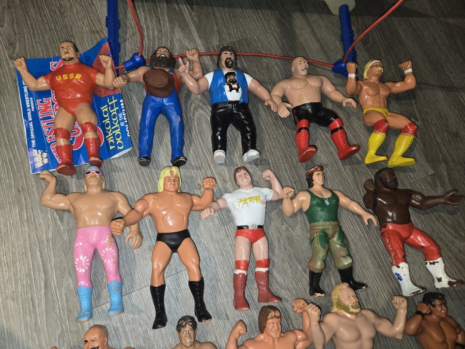 Vintage LJN Titan Sports WWF Wrestling Figure And Fling Em Sling Em ...