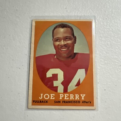 JOE PERRY 1958 TOPPS FOOTBALL SAN FRANCISCO 49ERS #93 HOF | eBay