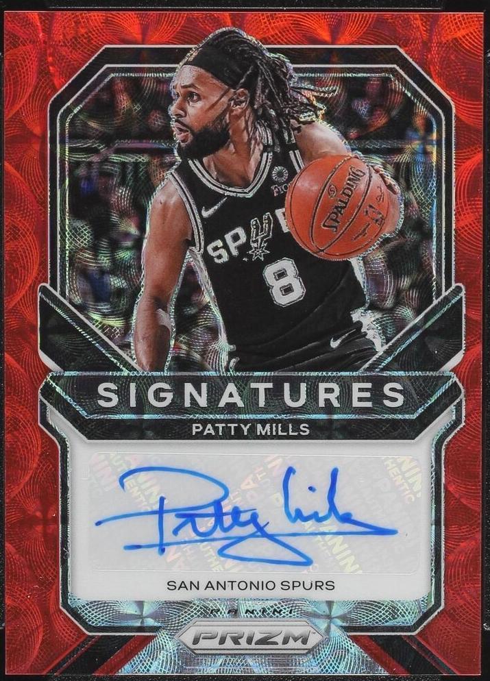2020-21 Panini Prizm - Signatures Patrick Mills #SI-PMT Choice Prizm ...
