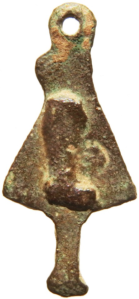 1600s OUR LADY OF THE PILLAR RELIGIOUS MEDAL ANTIQUE CALANDA MIRACLE ...